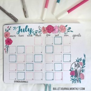 16 July bullet journal ideas - Bullet Journal Monthly