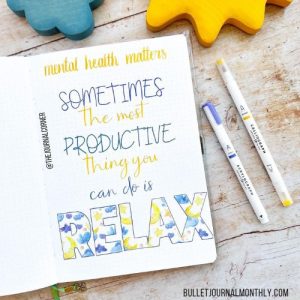 Bullet Journal Monthly - Bullet journal Inspo