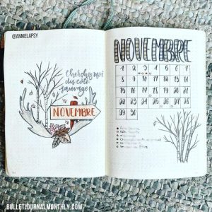 19 November bullet journal themes - Bullet Journal Monthly