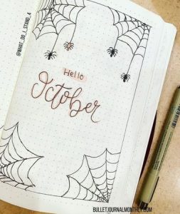 October theme ideas for your bullet journal - Bullet Journal Monthly
