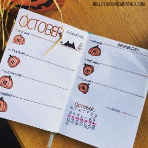 October theme ideas for your bullet journal - Bullet Journal Monthly