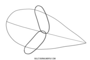 How to Draw Leaves - Easy Step by Step Tutorials - Bullet Journal Monthly