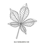 How to Draw Leaves - Easy Step by Step Tutorials - Bullet Journal Monthly
