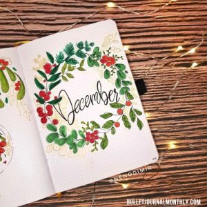 Best December Bullet Journal Spread Ideas - Bullet Journal Monthly