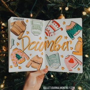 Best December Bullet Journal Spread Ideas - Bullet Journal Monthly