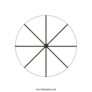 Easy Snowflake drawing tutorials for beginners - Bullet Journal Monthly