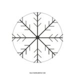 Easy Snowflake drawing tutorials for beginners - Bullet Journal Monthly