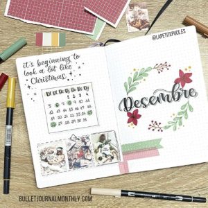Best December Bullet Journal Spread Ideas - Bullet Journal Monthly