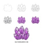 How to Draw a Crystal - Bullet Journal Monthly